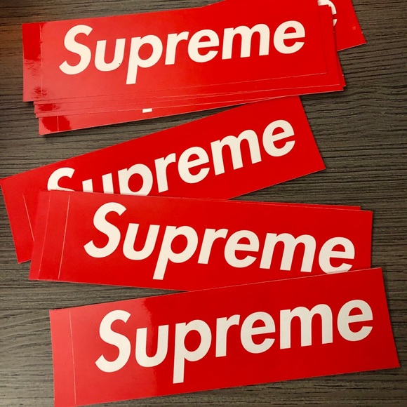 Supreme | Other | Supreme Box Logo Sticker Set Of | Poshmark